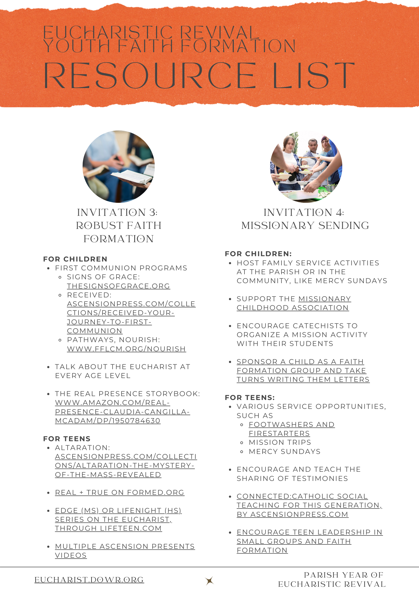 Office of Faith Formation in the Diocese of Winona-Rochester