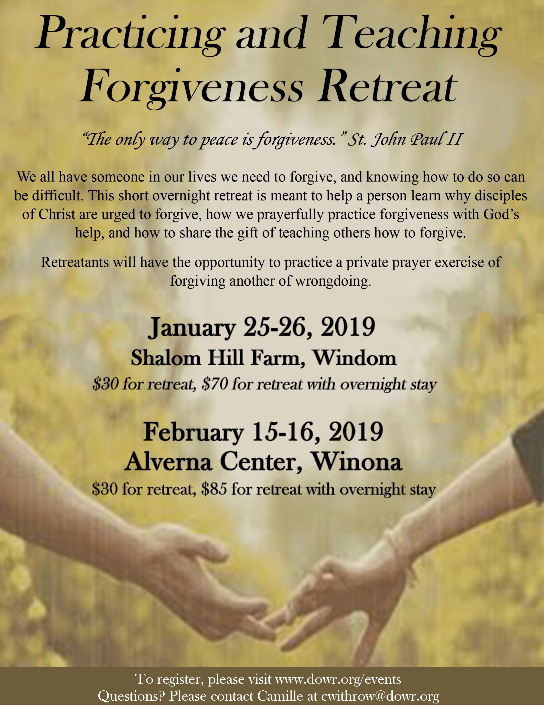 A Promotional Flyer for this event can be found here.